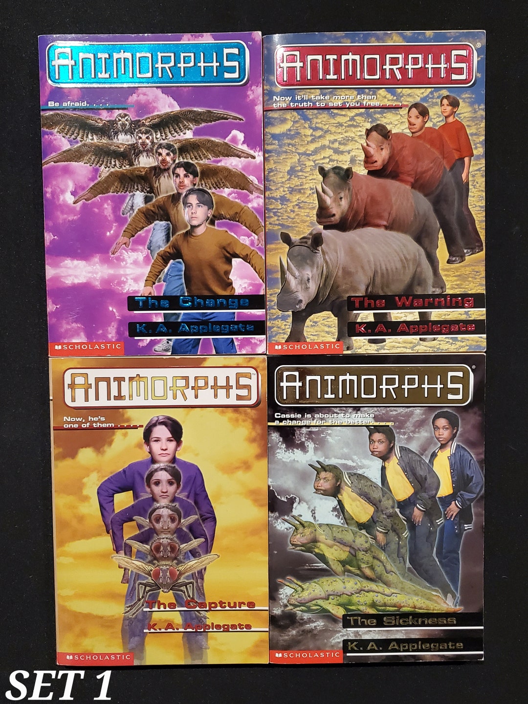 Animorphs Book Packs 4 Books for 1 Price K.A. Applegate 90s - Etsy