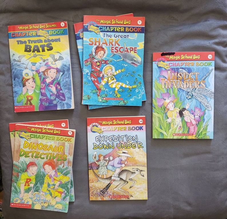 Vintage Magic School Bus Chapter Books - Choose One! - Etsy