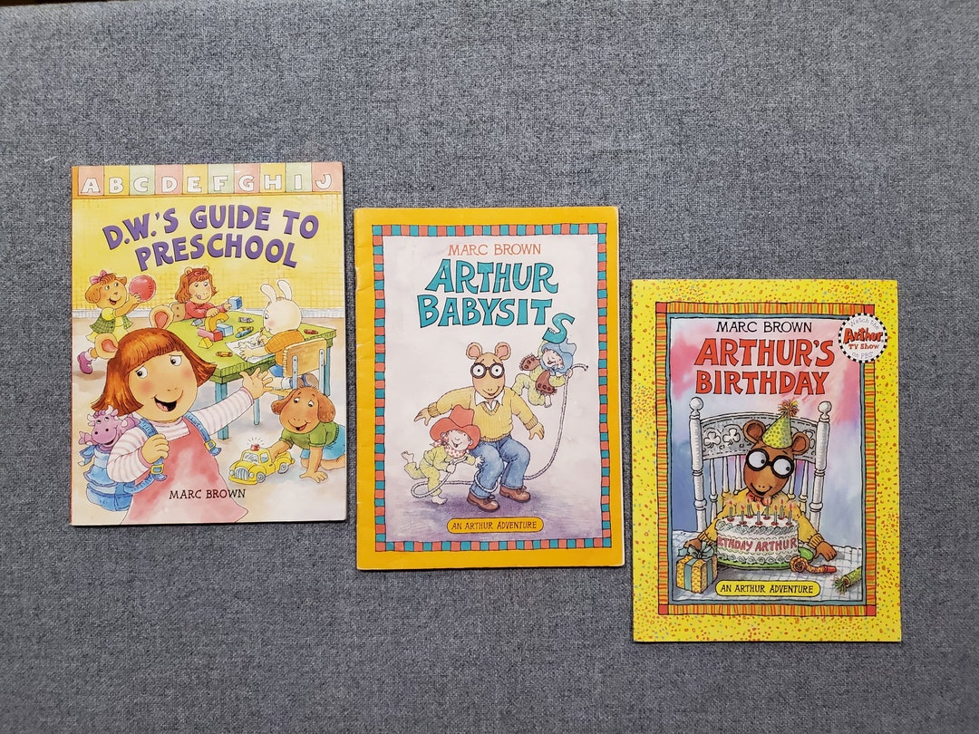 Arthur Books, 3 Books Included: Arthur Babysits, Arthur's Birthday, and ...