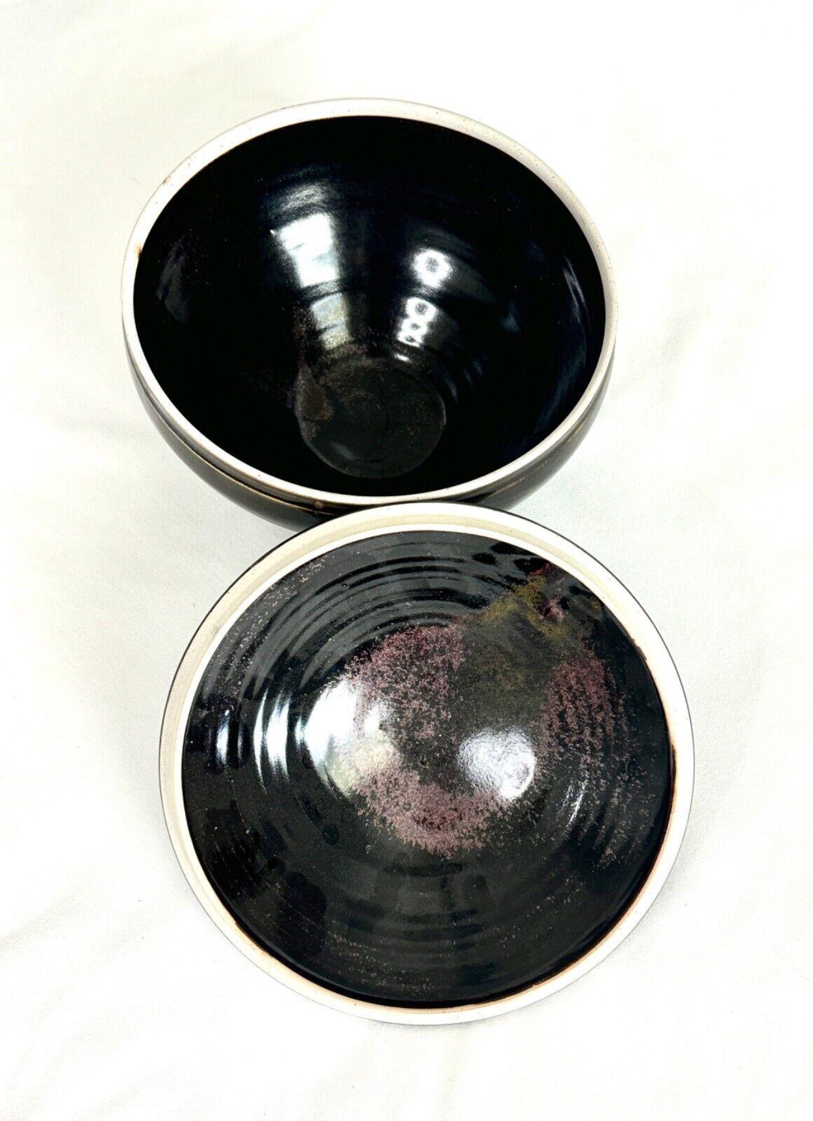 Tom Kendall Art Pottery Glazed Clay Bowl With Lid 4.5 - Etsy