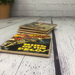 Classic Western Movie Coasters Early John Wayne Movie Poster Design ...