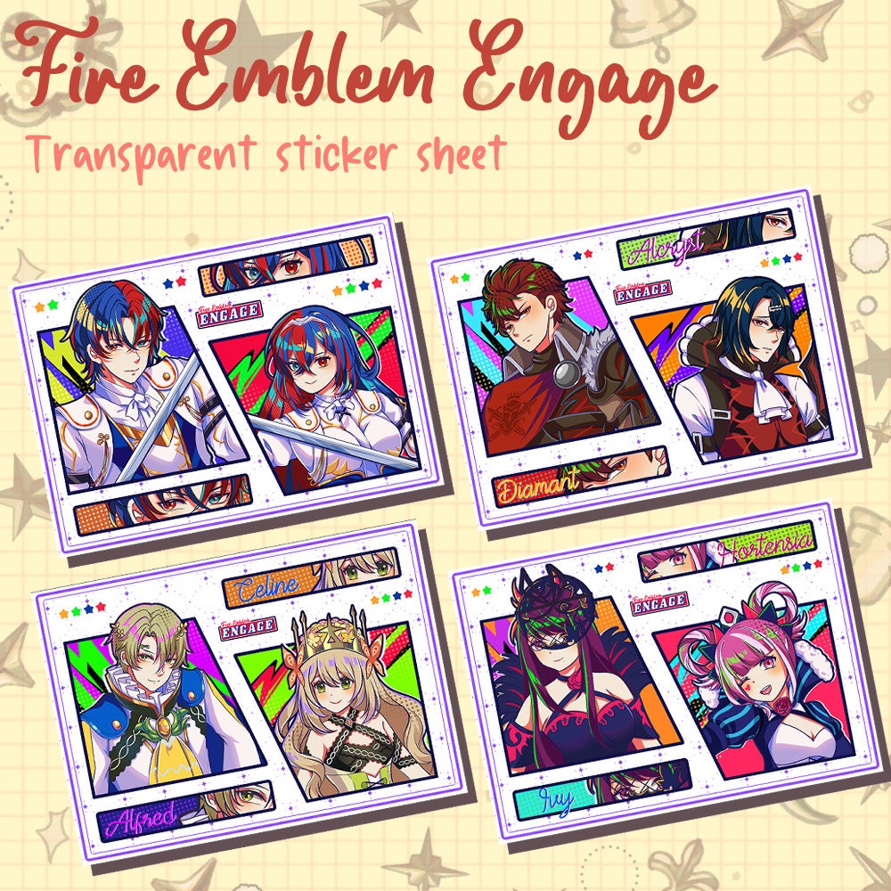 Fire Emblem Engage Sticker Sheet - Etsy