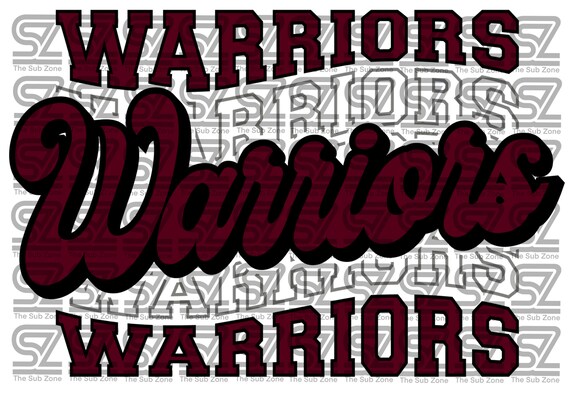 Warriors Maroon/gray PNG Sublimation Digital File - Etsy