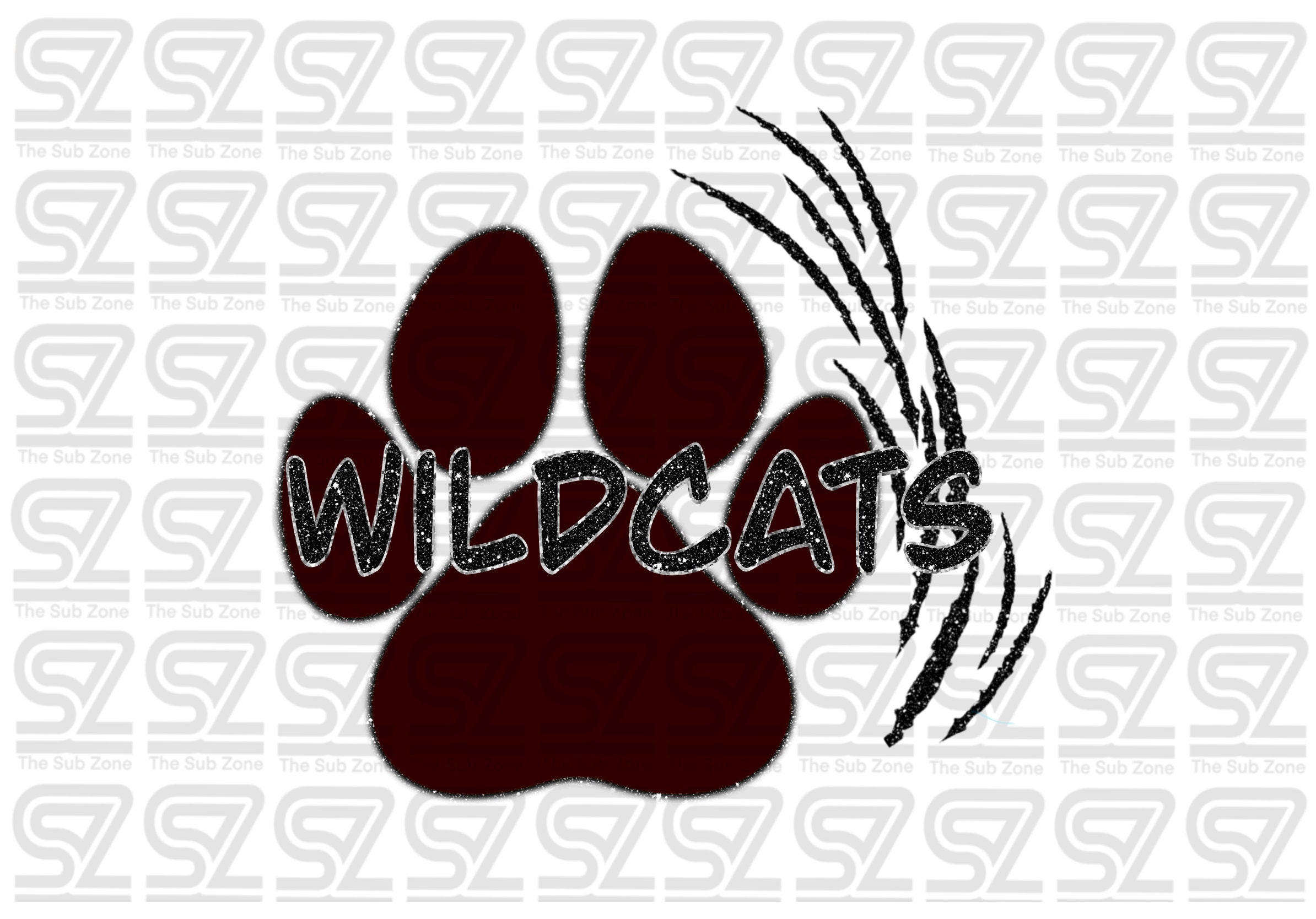 Wildcats Paw PNG School Shirt/ School Spirit PNG - Etsy