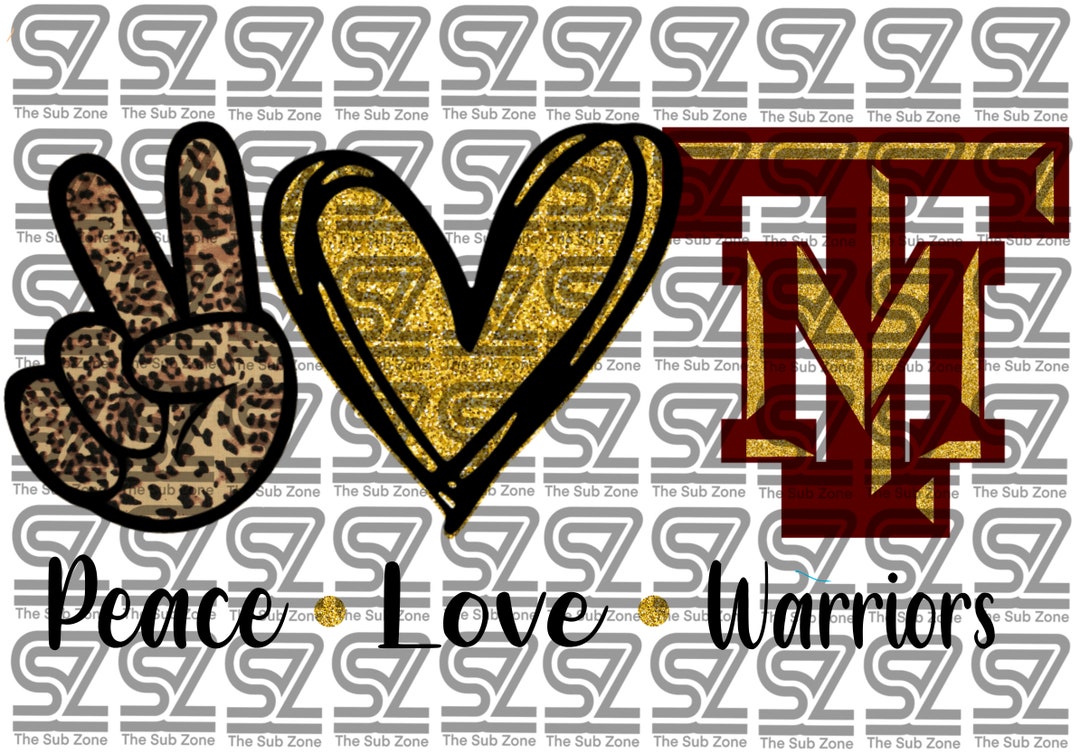 Peace Love TM PNG Sublimation Digital File - Etsy