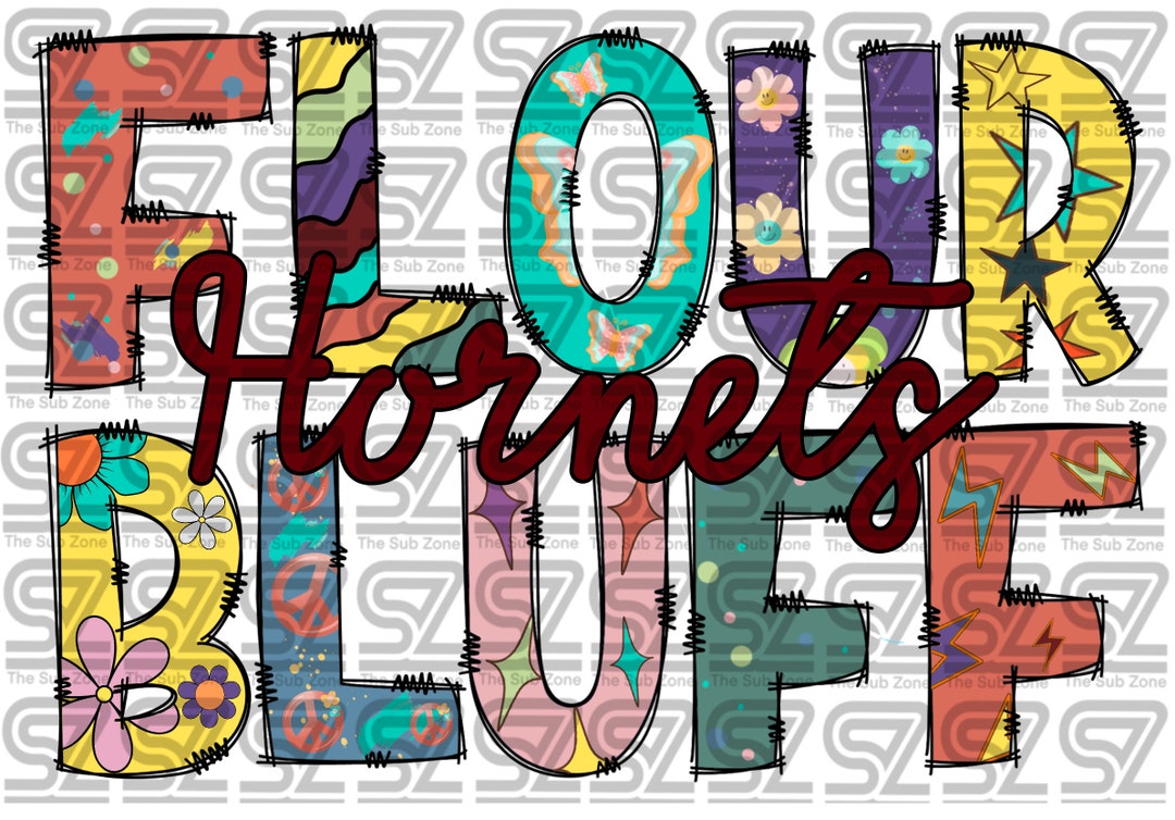 Flour Bluff Hornets Retro PNG - Etsy