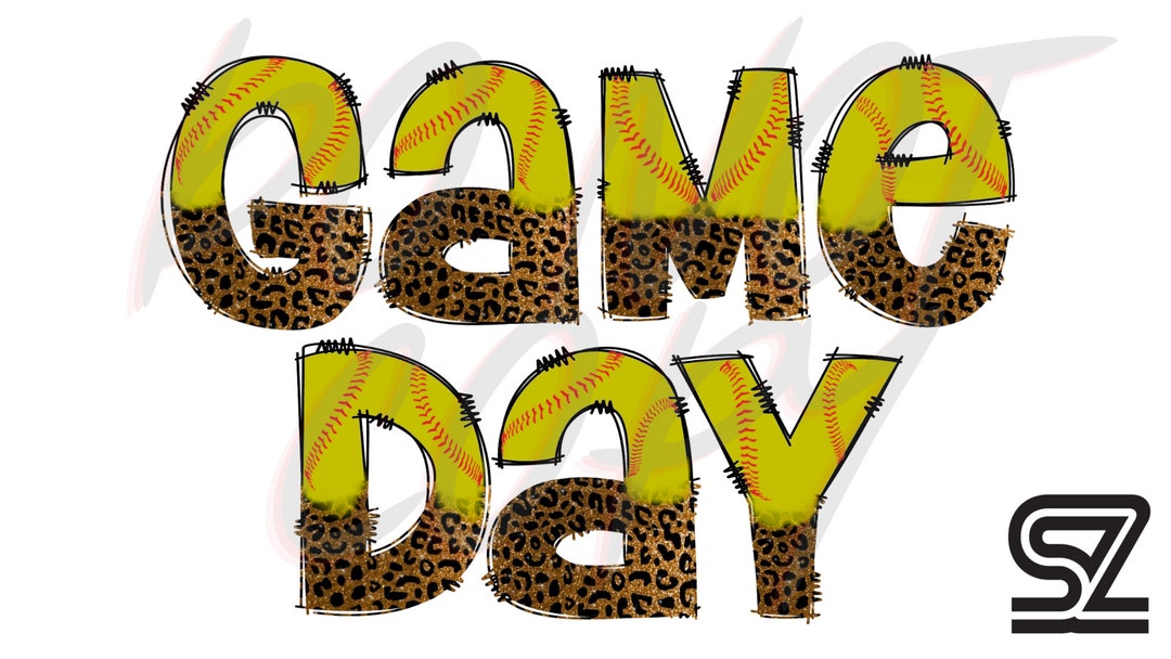 Softball Game Day Cheetah Print - Etsy