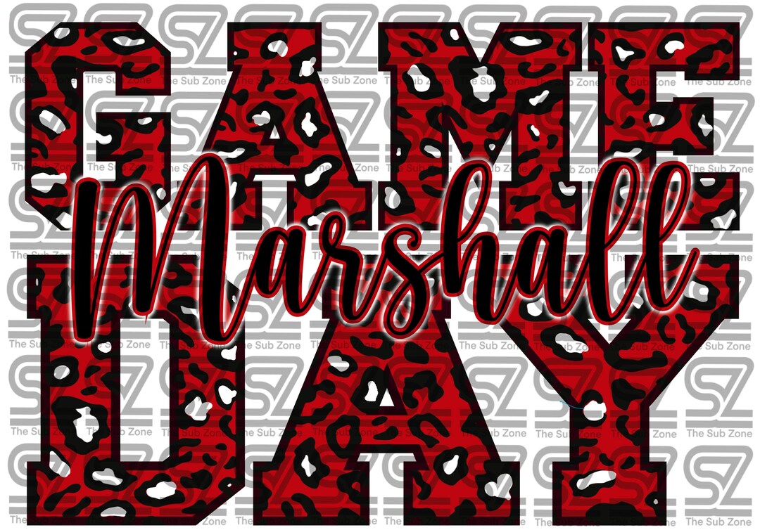 Marshall Game Day PNG Sublimation Digital File - Etsy