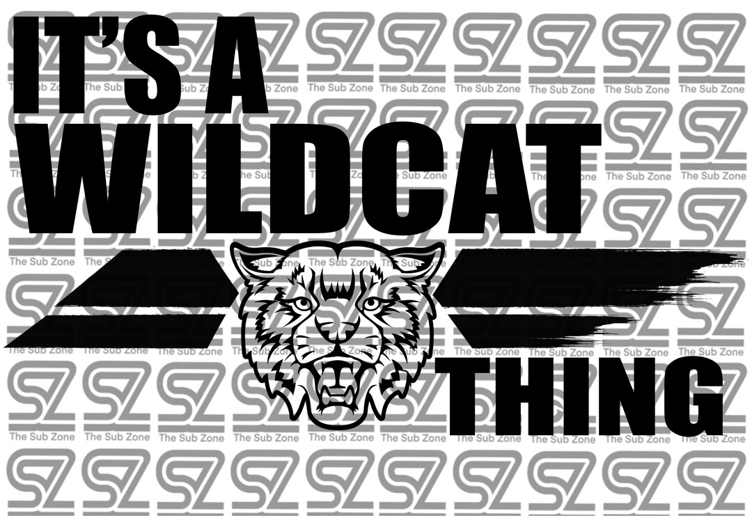 It's A Wildcat Thing PNG School Spirit Shirt PNG - Etsy