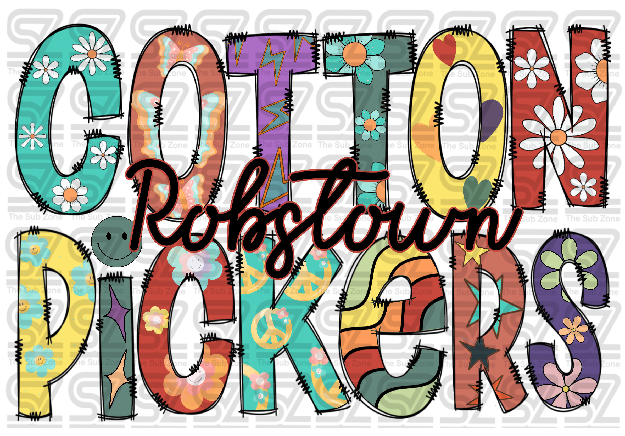 Robstown Cotton Pickers Retro Vibes PNG School Spirit Shirt PNG - Etsy