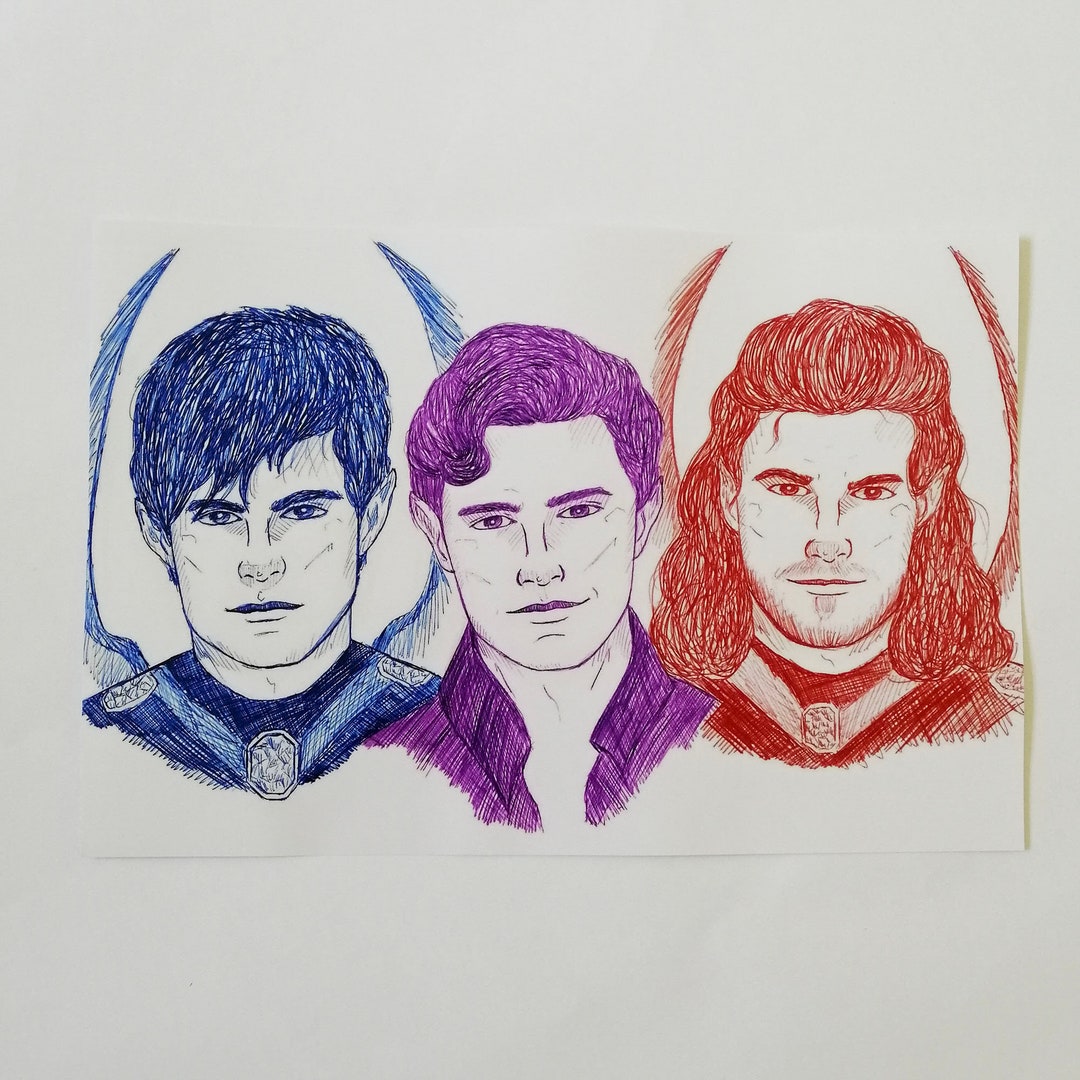 Acotar Rhys, Az and Cass Print - Etsy