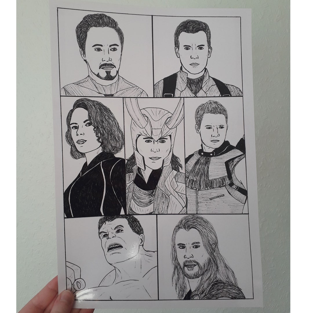 Marvel Avengers Assemble Poster Print - Etsy