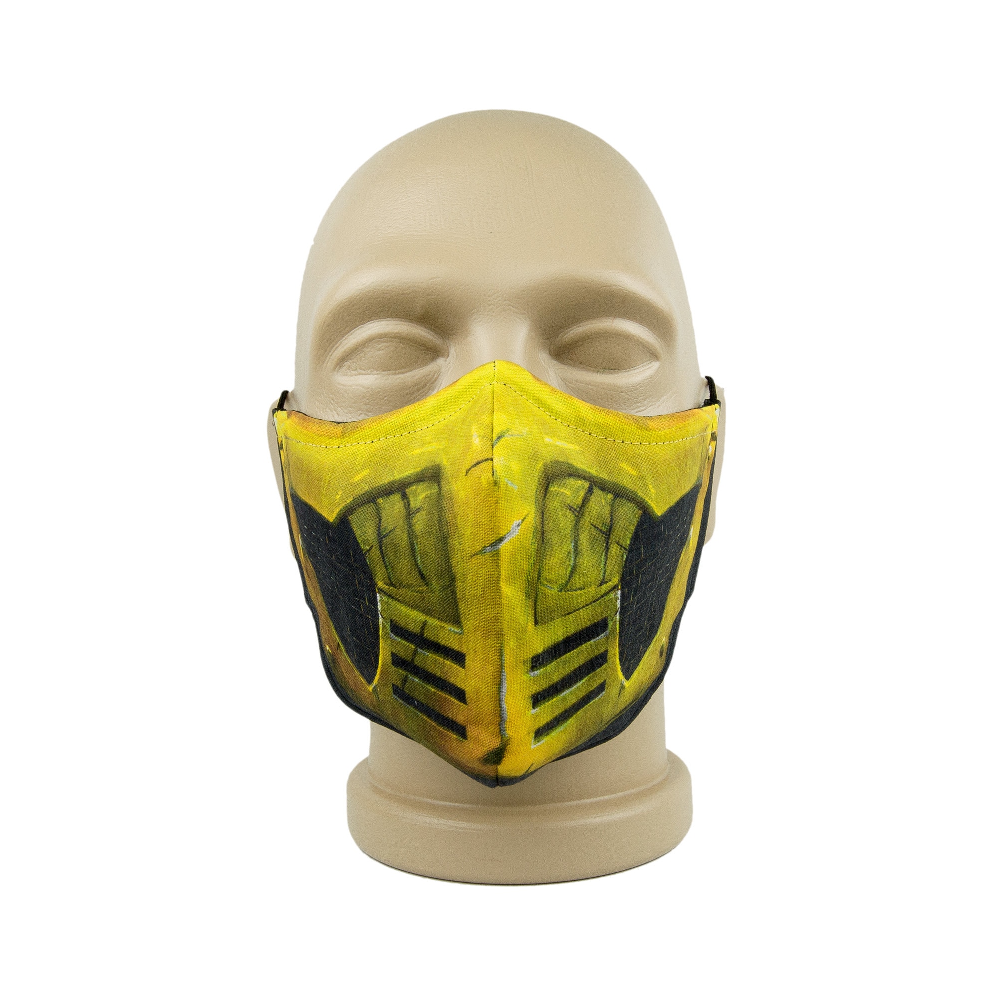 Scorpion Furious Demon Skin Mortal Kombat Ninja Face Mask | Etsy