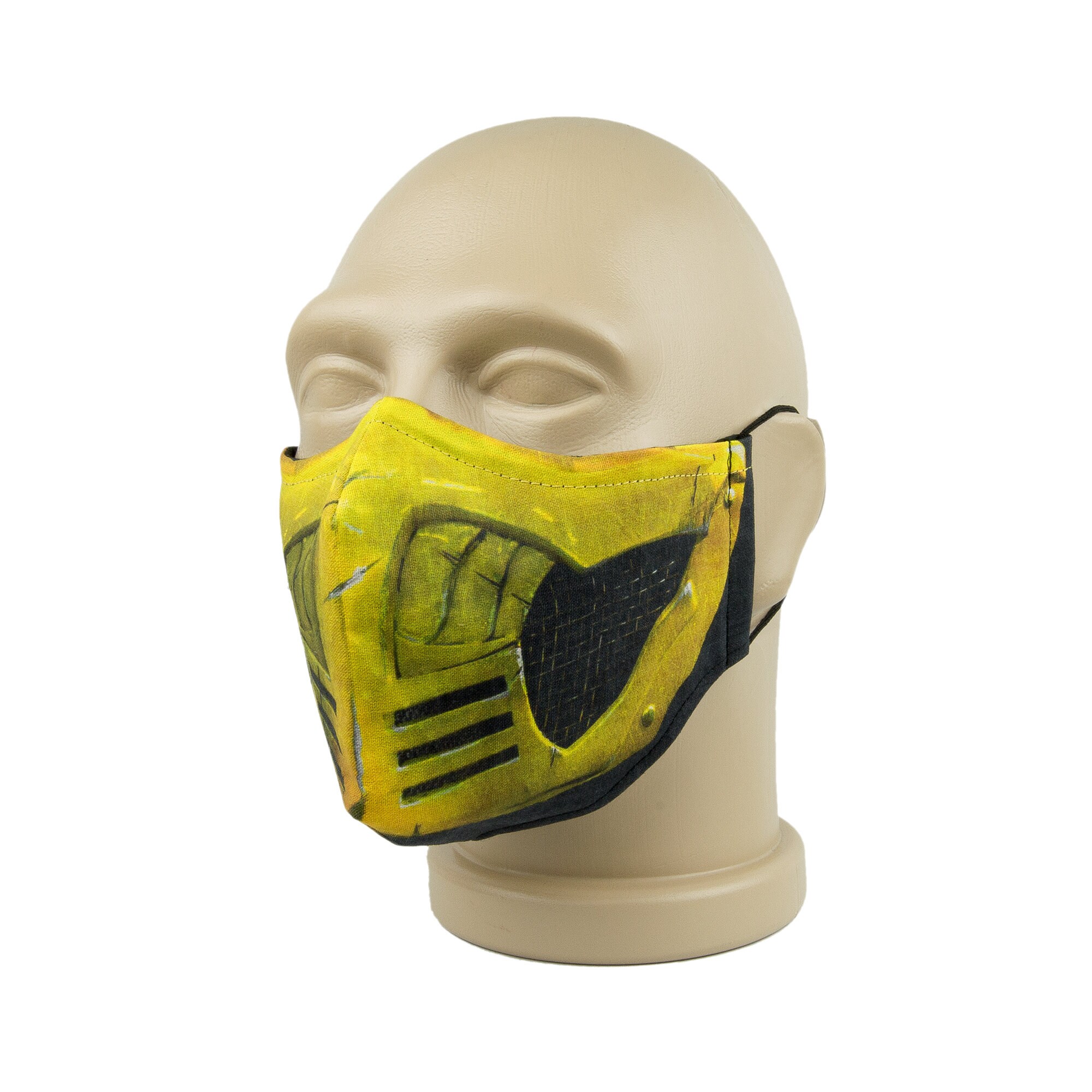 Scorpion Furious Demon Skin Mortal Kombat Ninja Face Mask | Etsy