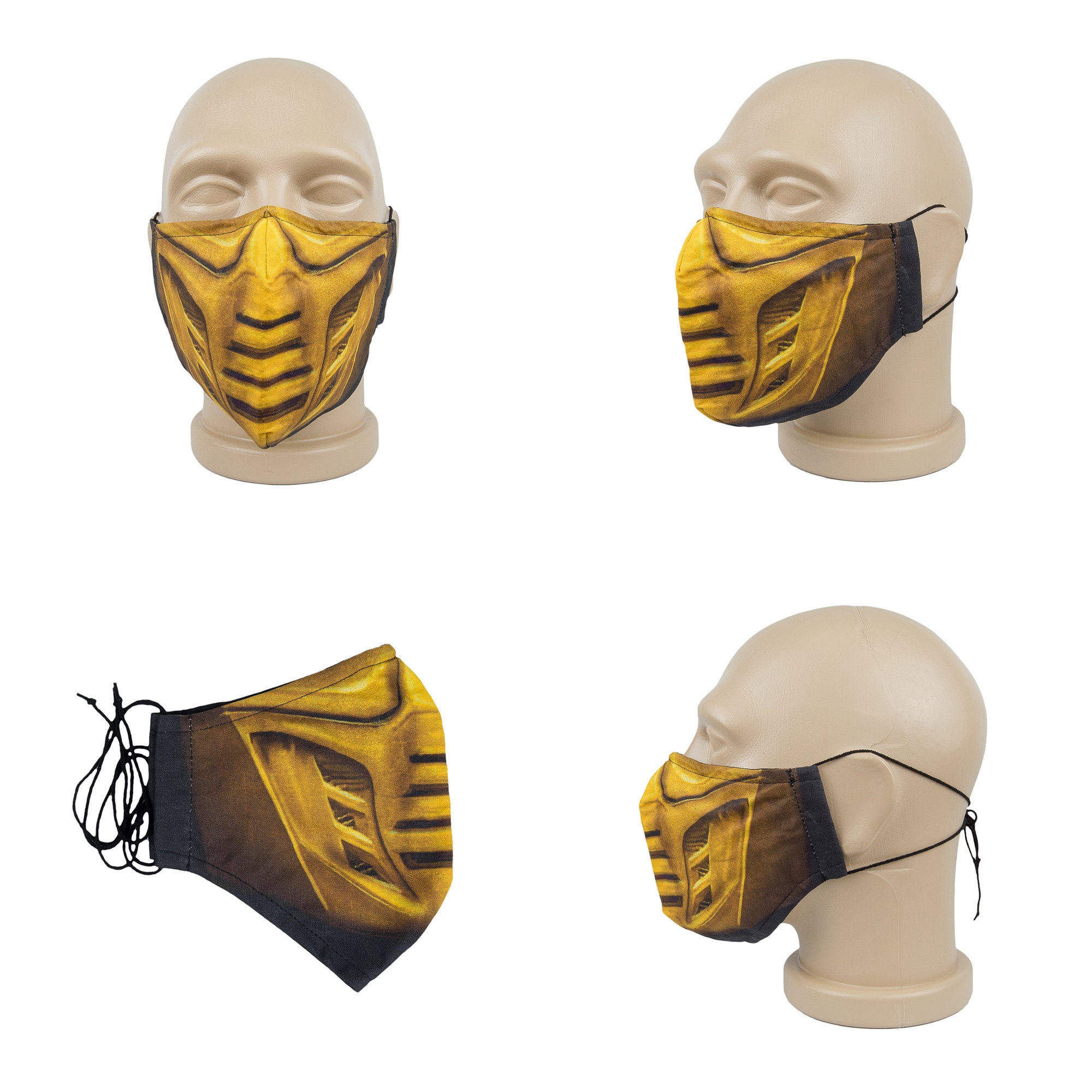 MK2 Robot Cyrax Mortal Kombat Ninja Face Mask | Etsy