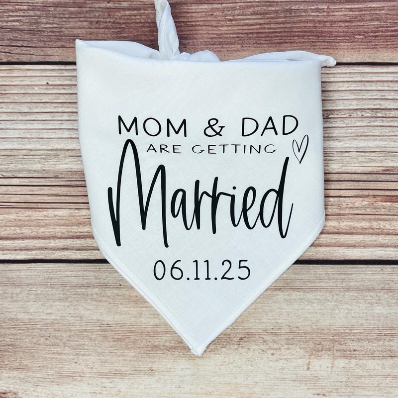 Dog Wedding Bandana - Etsy
