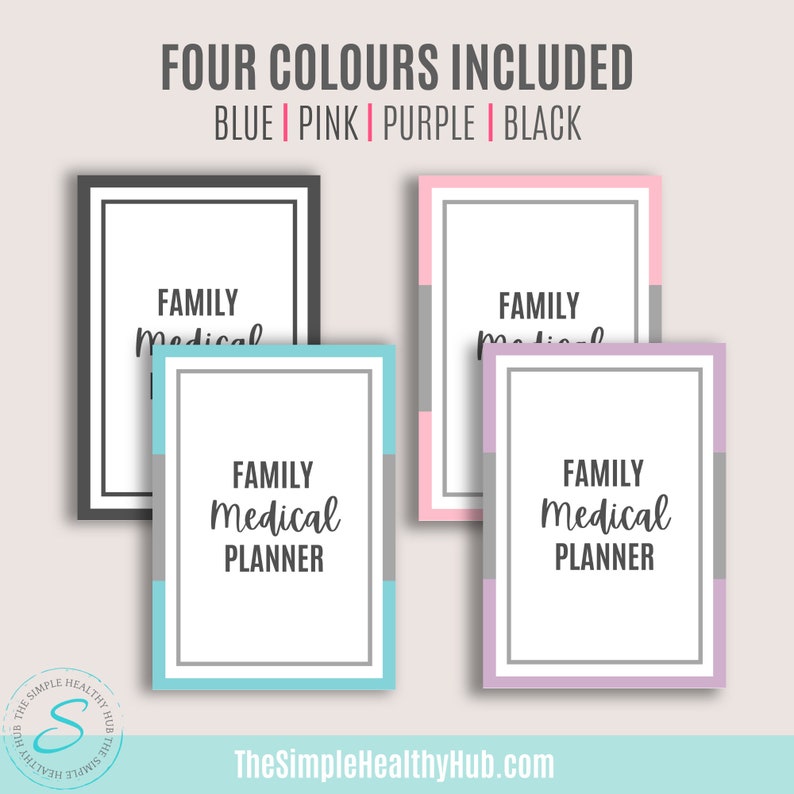 Medical Planner Healthcare Printable Bundle Medical Trackers Doctor ...