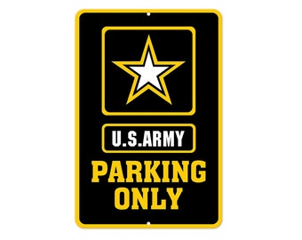 Army Parking Only Sign - Etsy