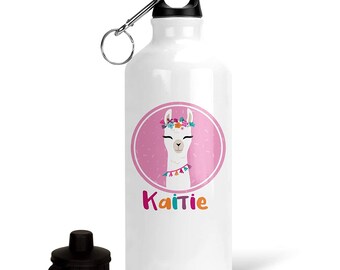 Llama Water Bottle - Etsy
