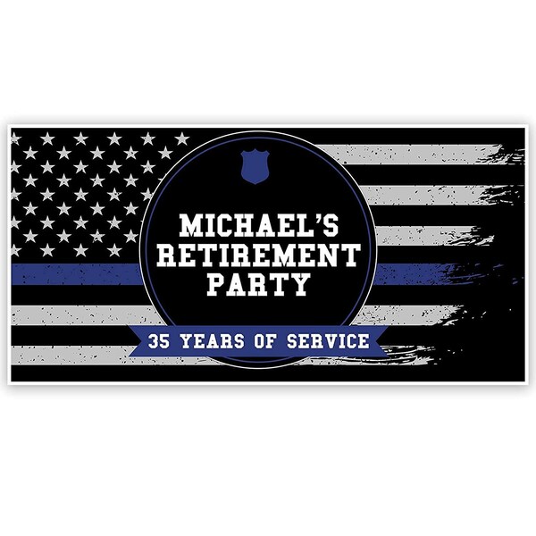 Police Retirement Party - Etsy