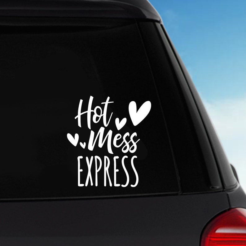 Stickers, Labels & Tags Bumper Stickers Hot Mess Express decal Paper ...
