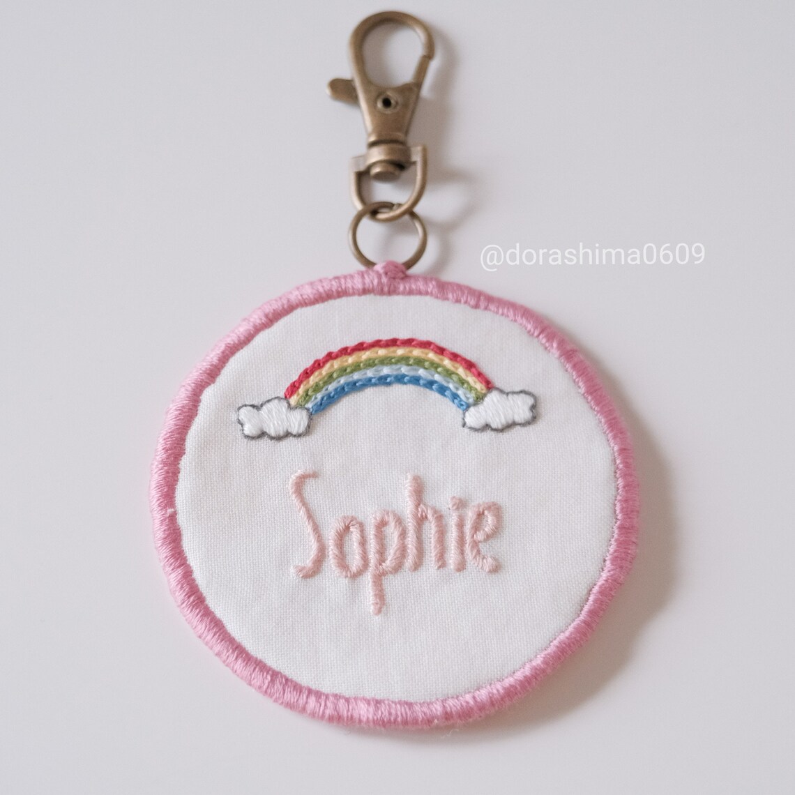 Unicorn Personalized Initial & Name Tag/ Custom Name Tag / Hand ...