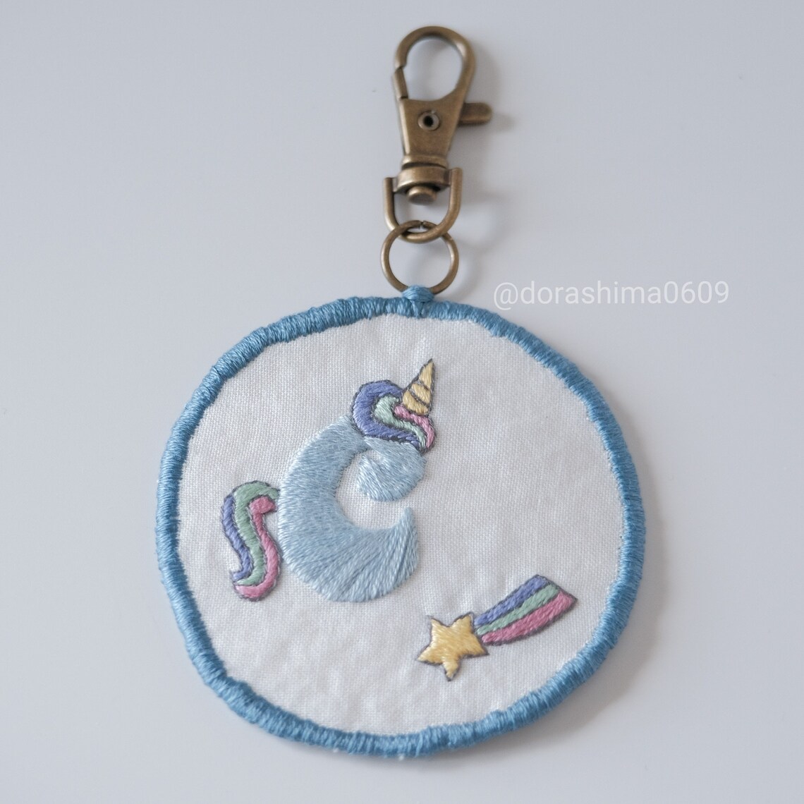 Unicorn Personalized Initial & Name Tag/ Custom Name Tag / Hand ...