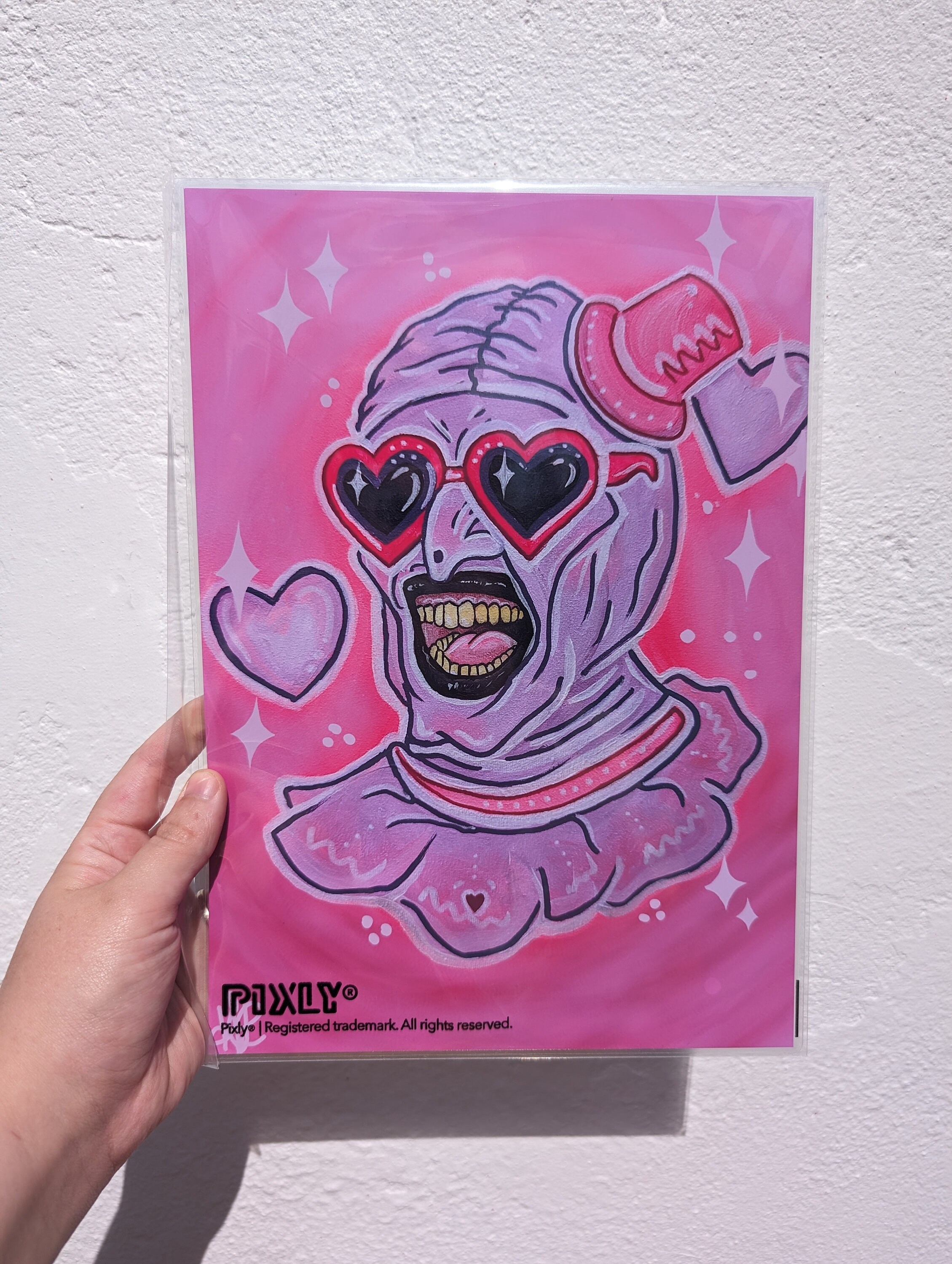 The Heart of Art, Terrifier , Art Print, Size A4 - Etsy