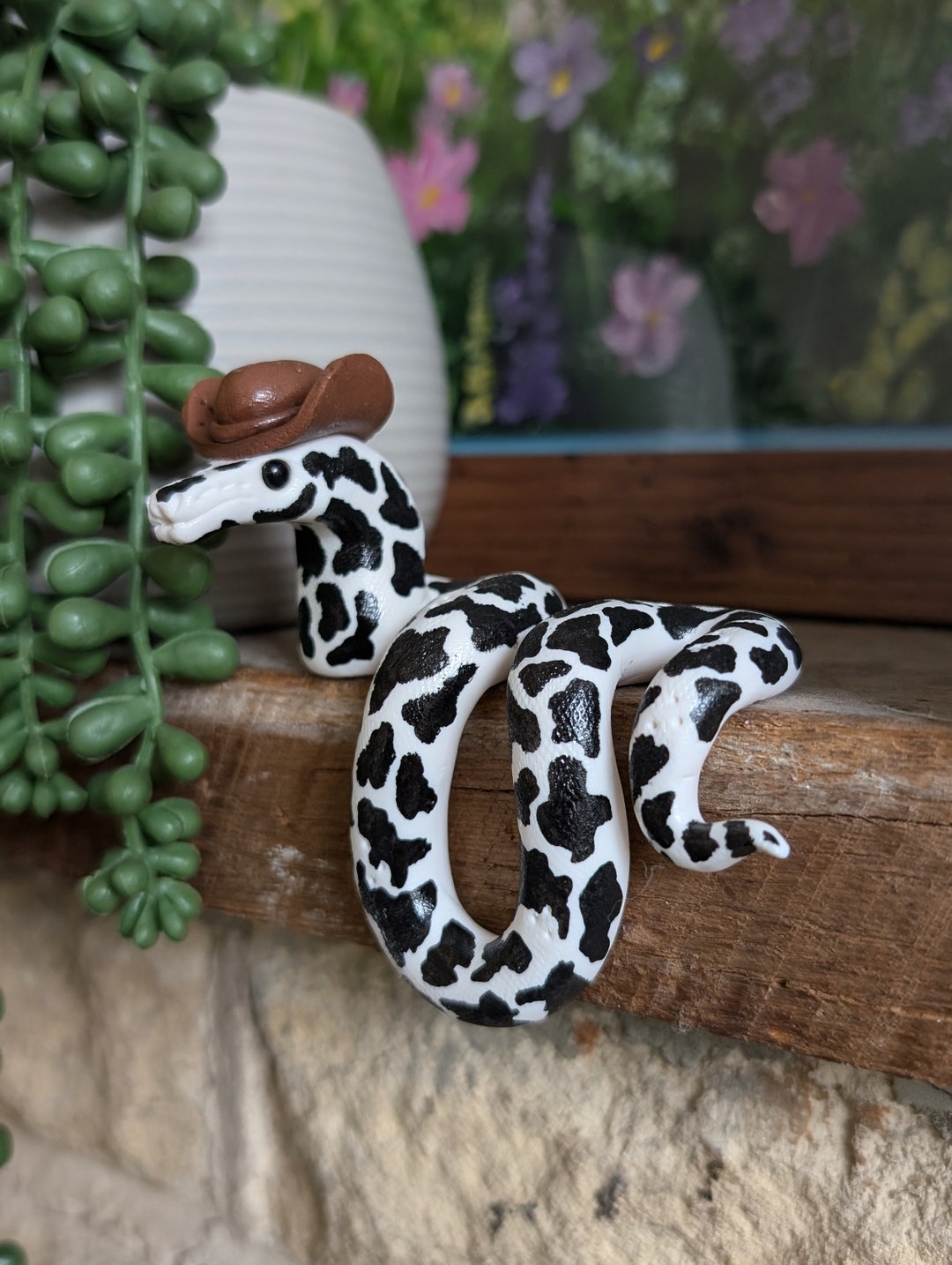 Cowboy Snake Shelf Pal - Etsy