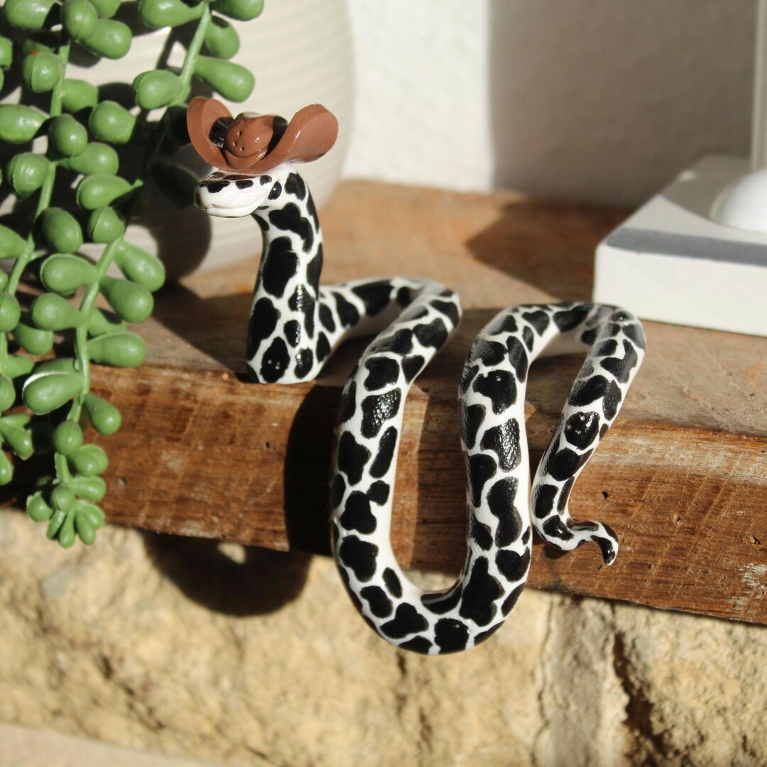 Cowboy Snake Shelf Pal - Etsy