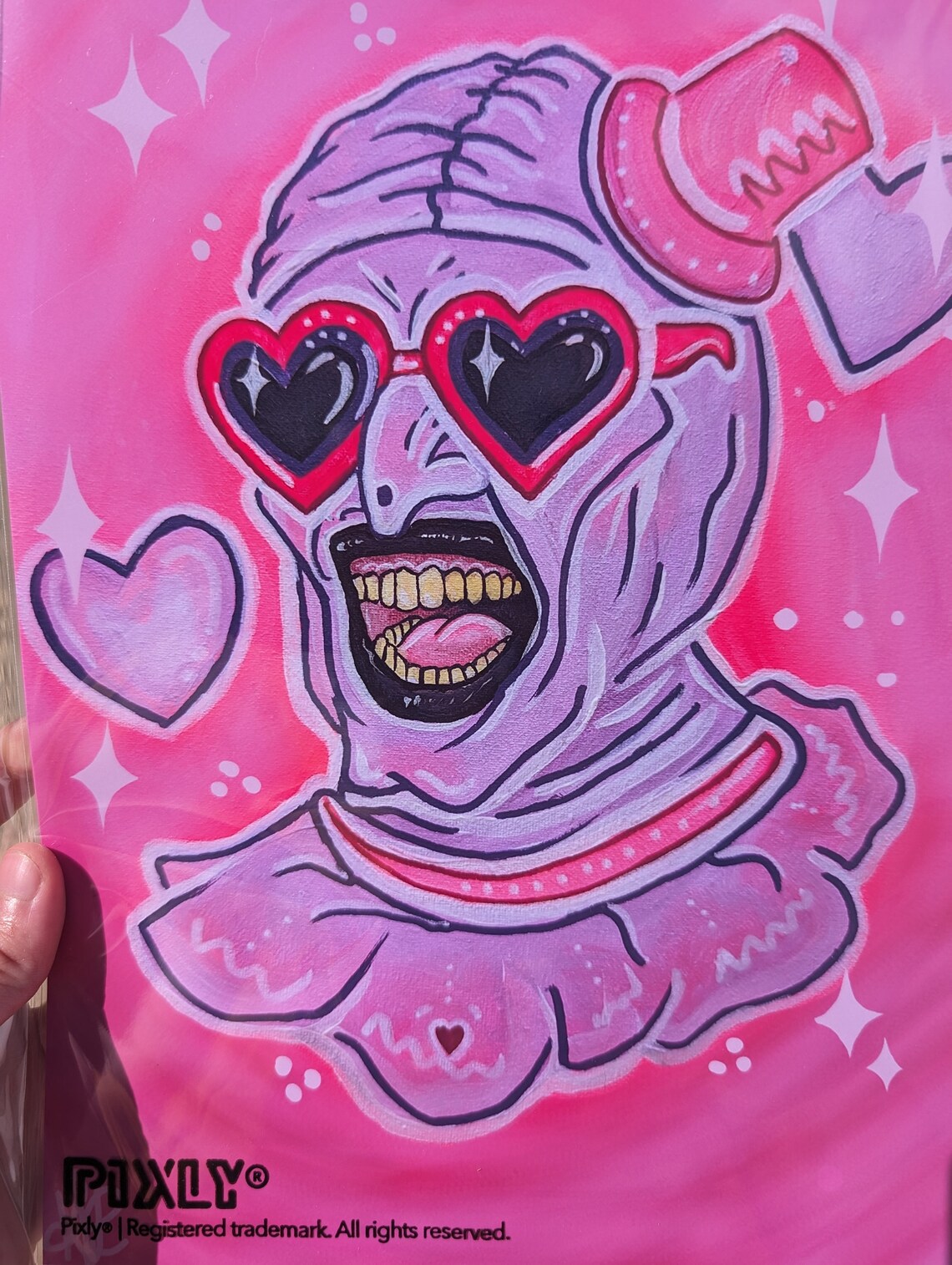 The Heart of Art, Terrifier , Art Print, Size A4 - Etsy