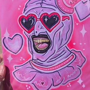 The Heart of Art, Terrifier , Art Print, Size A4 - Etsy