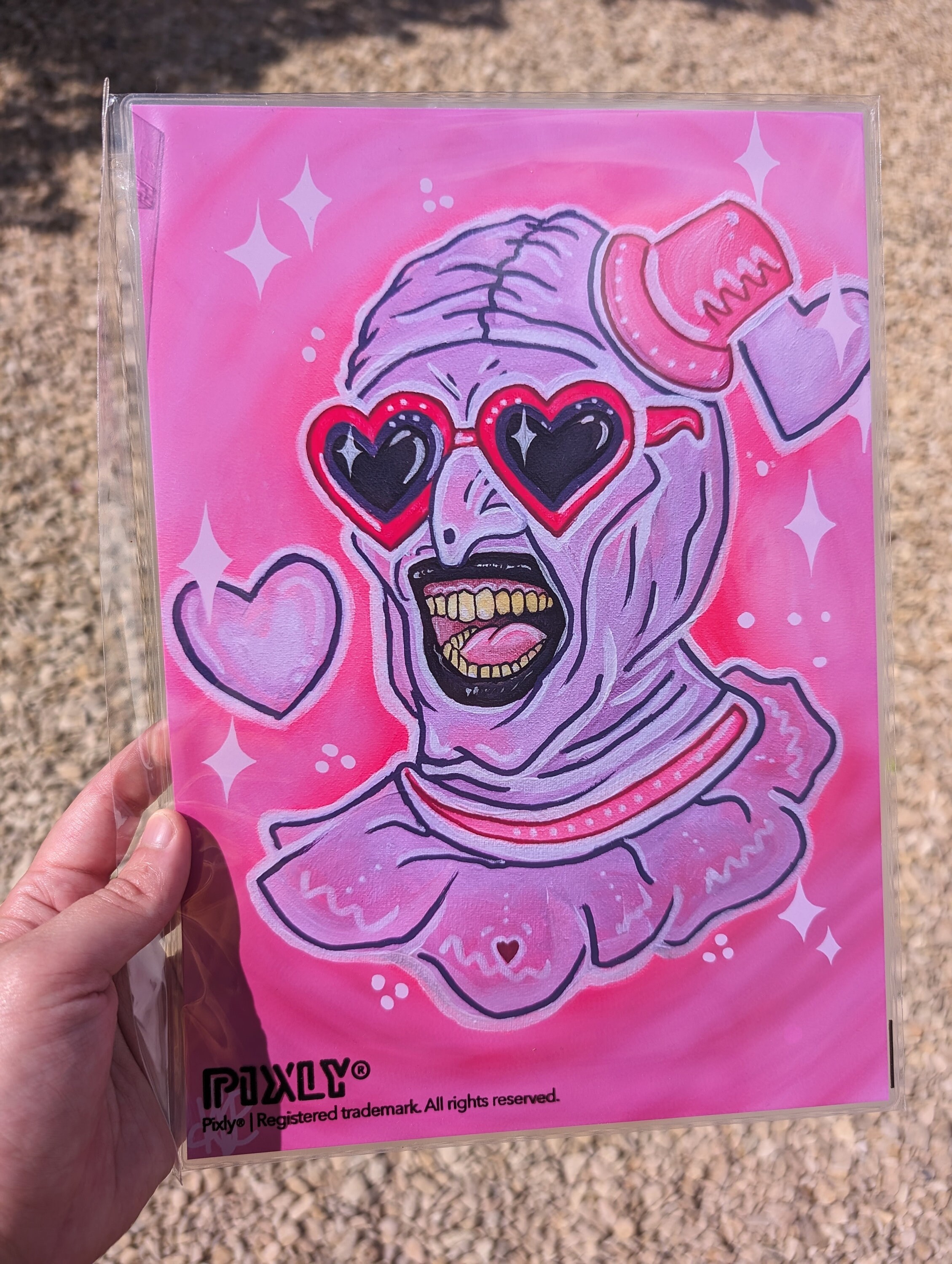 The Heart of Art, Terrifier , Art Print, Size A4 - Etsy