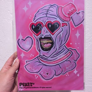 The Heart of Art, Terrifier , Art Print, Size A4 - Etsy