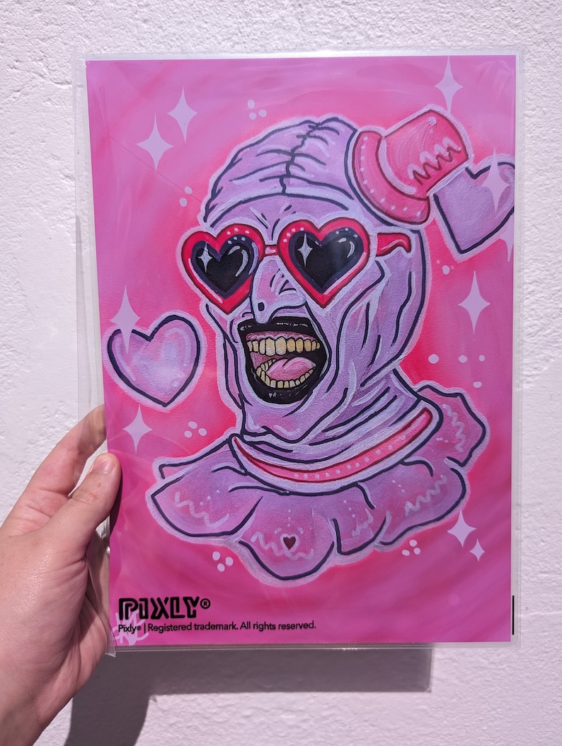 The Heart of Art, Terrifier , Art Print, Size A4 - Etsy