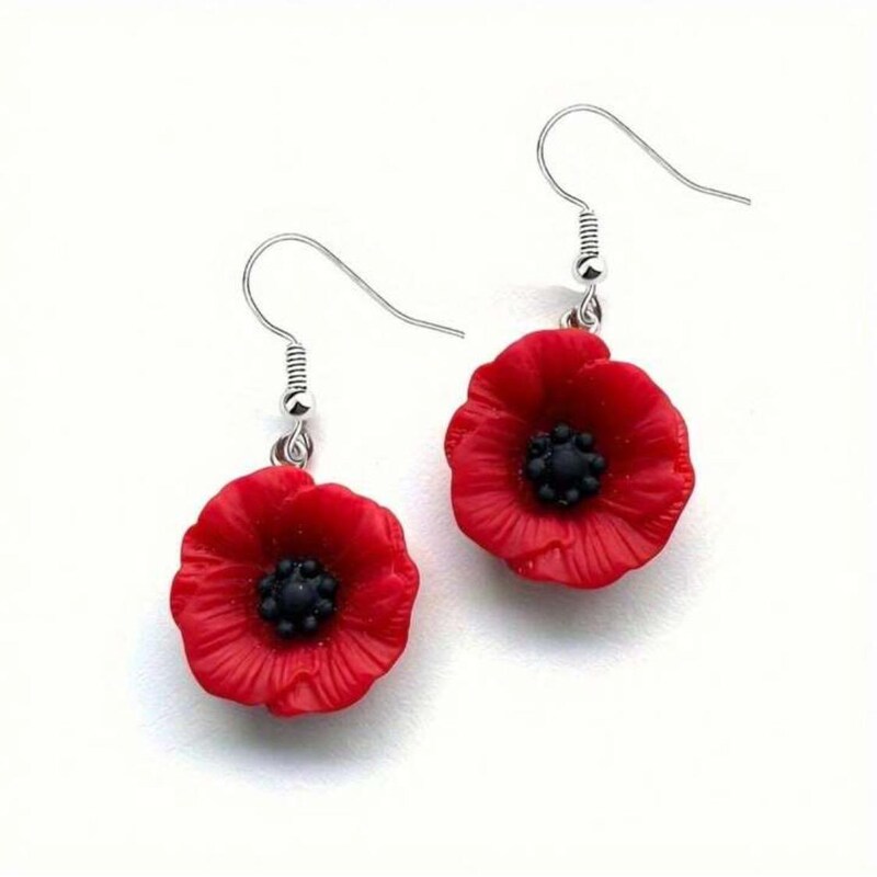 Poppy Earrings - Etsy UK