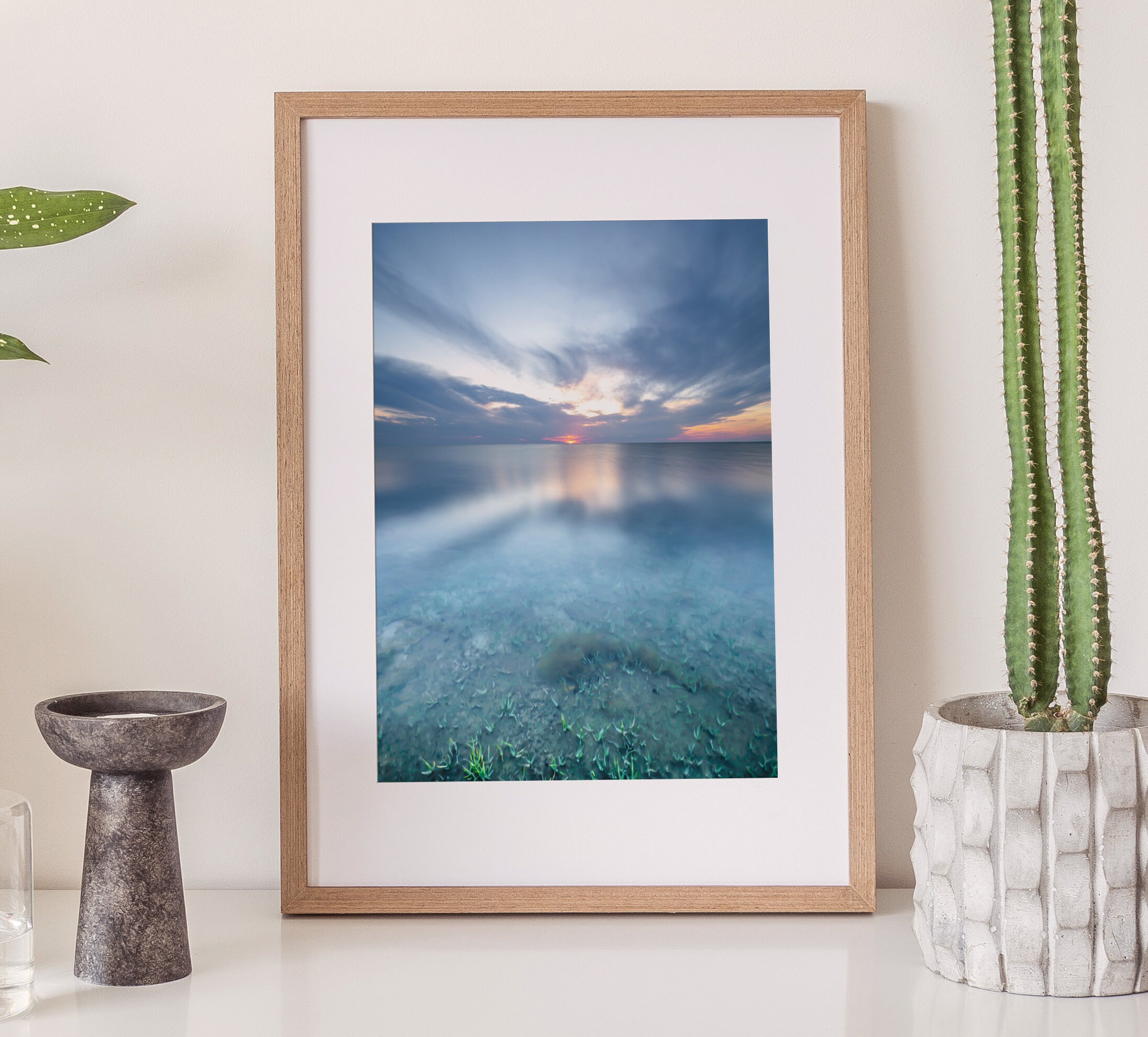 Ocean Wall Art, Calm Ocean, Calm Wall Art, Calm Decoration, Calm Beach ...