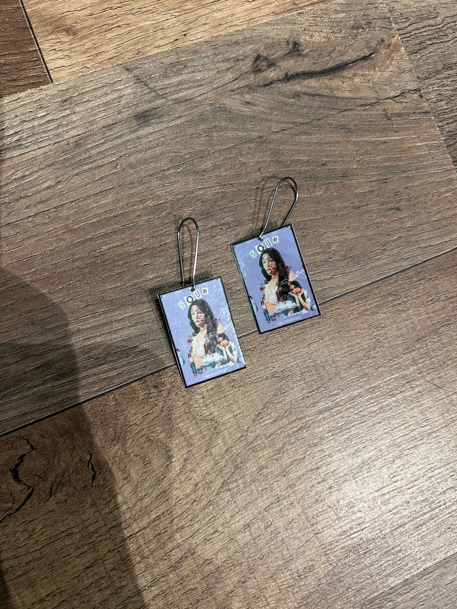 Olivia Rodrigo Sour Mini Poster Earrings - Etsy