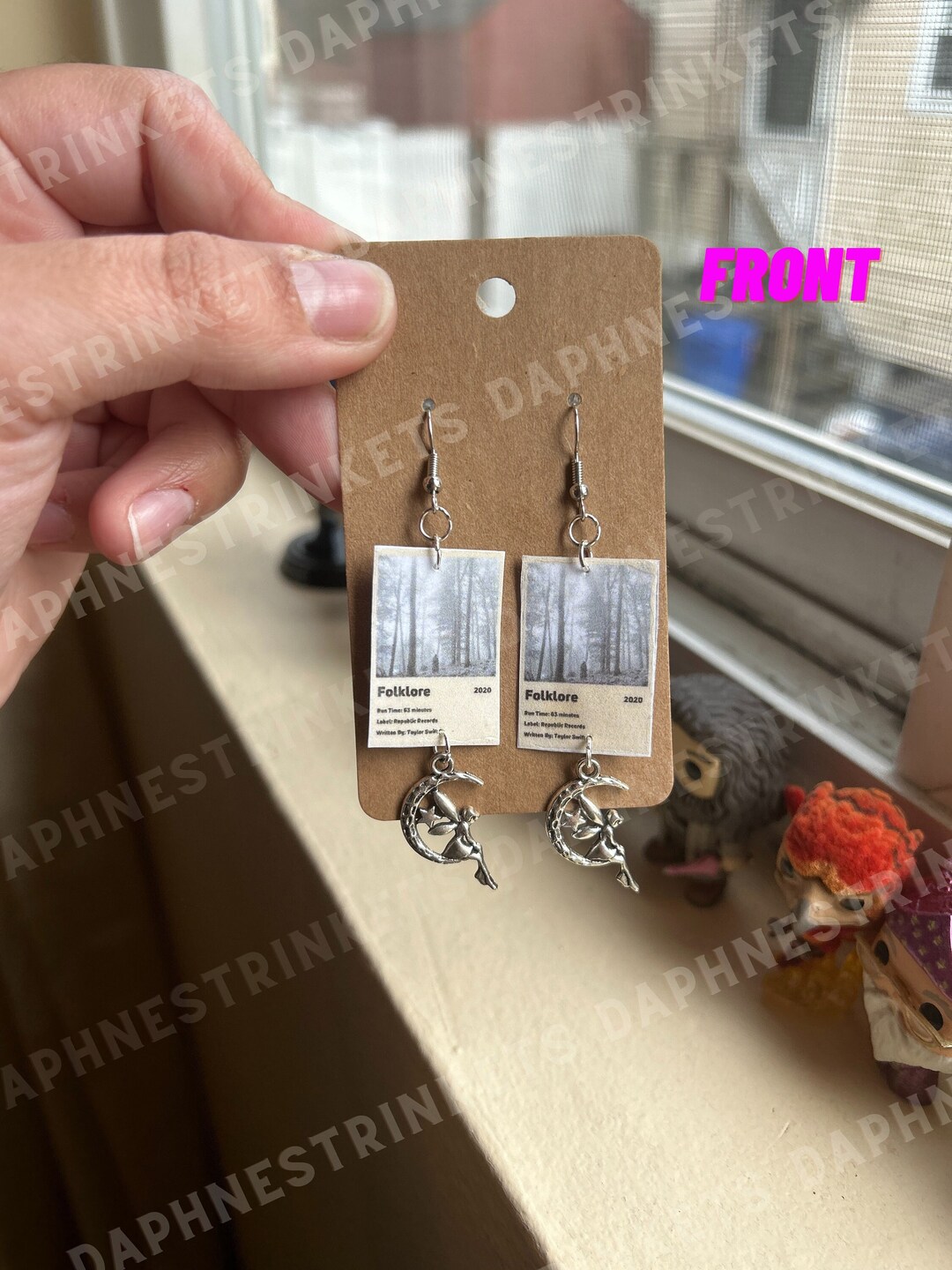 Taylor Swift Folklore Album Poster Earrings - Etsy