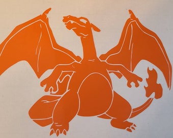 Charizard Vinyl Decal - Etsy