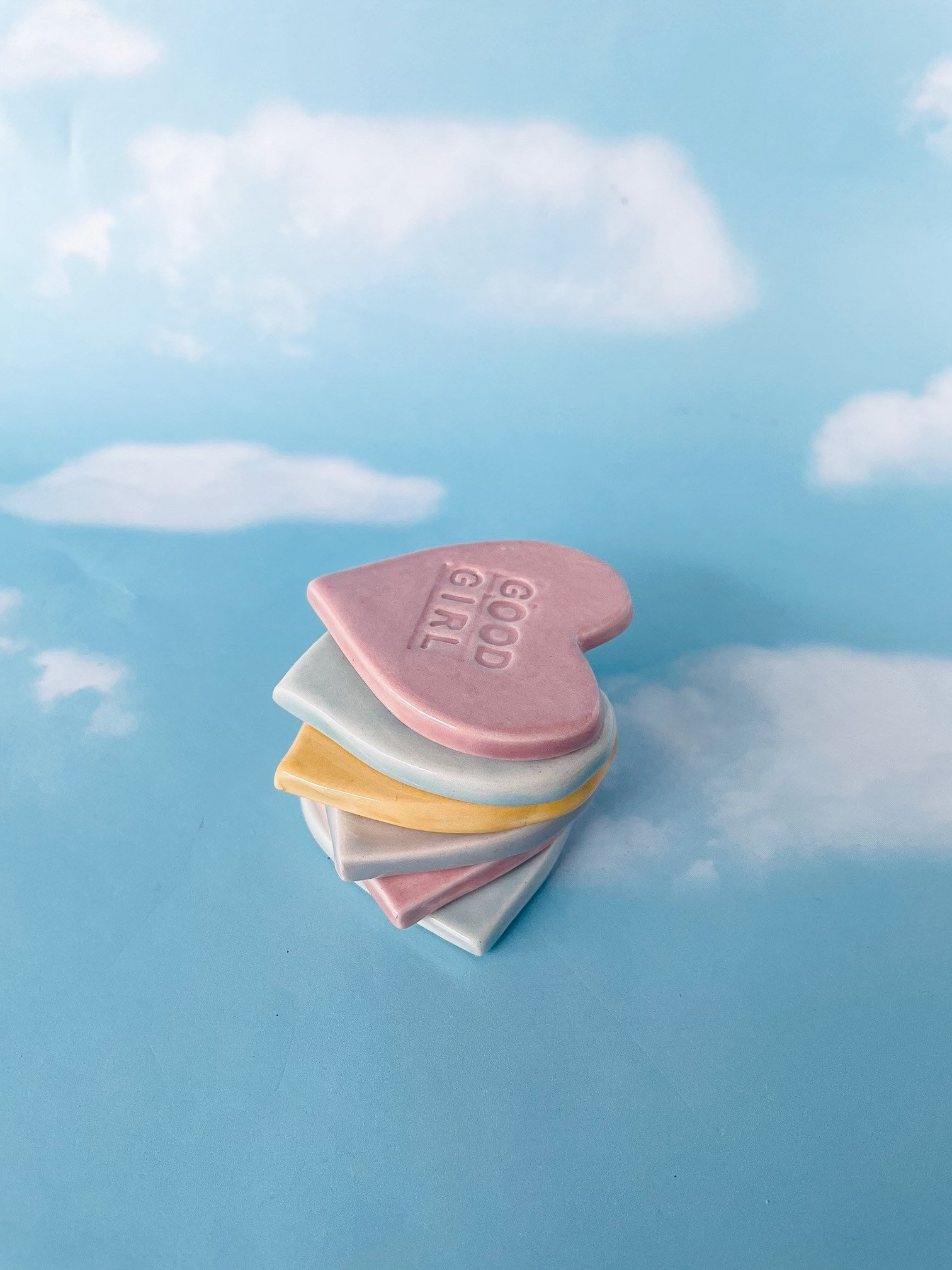 Kinky Sweetheart Ceramic Trinkets - Handmade Ceramic Sweethearts - Etsy.de