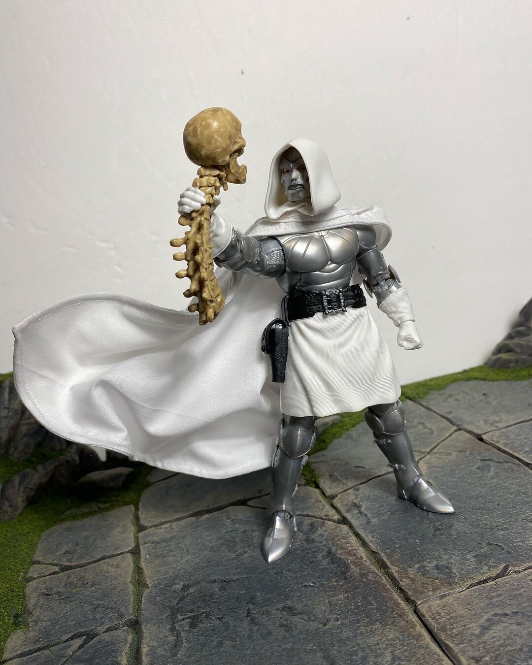 1/12 Scale White Cloth Wired Cape - Etsy