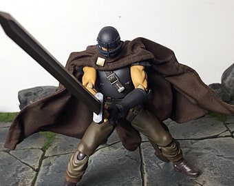 1/12 Scale Blue Cloth Wired Cape With Collar - Etsy