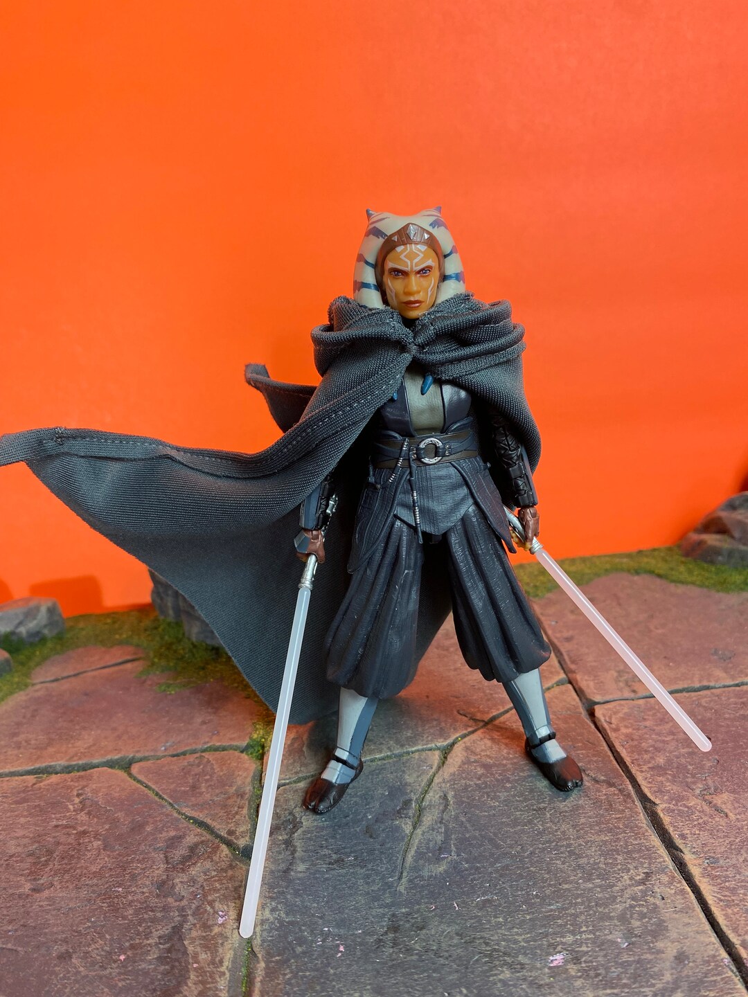 1/12 Scale Gray Cloth Wired Hooded Cloak - Etsy