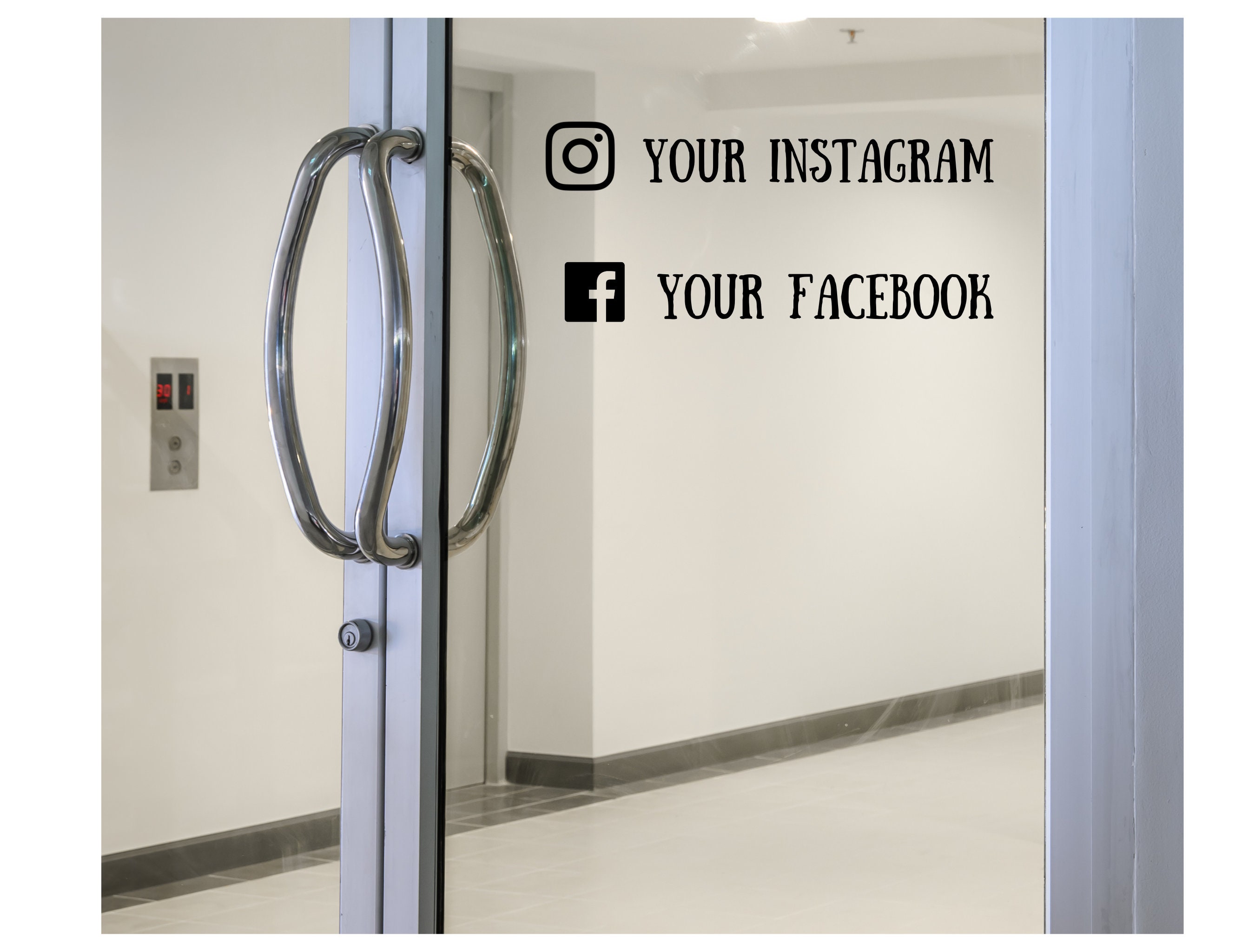 Custom Instagram Name Vinyl Decal - Personalized IG Username Sticker ...