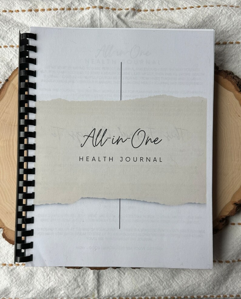All-in-one Health Journal - Etsy