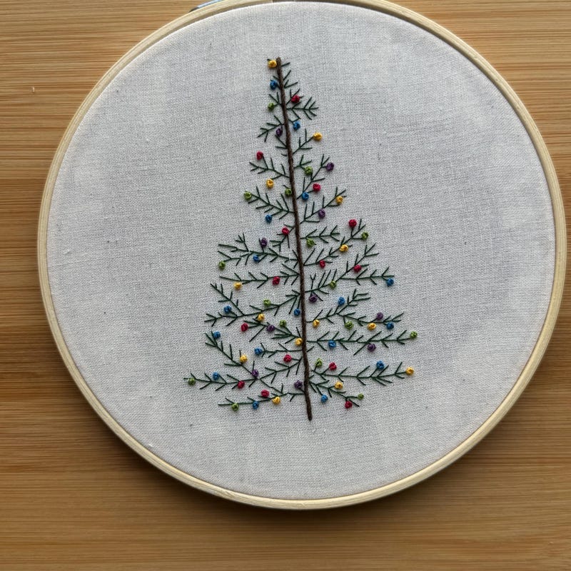 Embroidery Kit Trees - Etsy