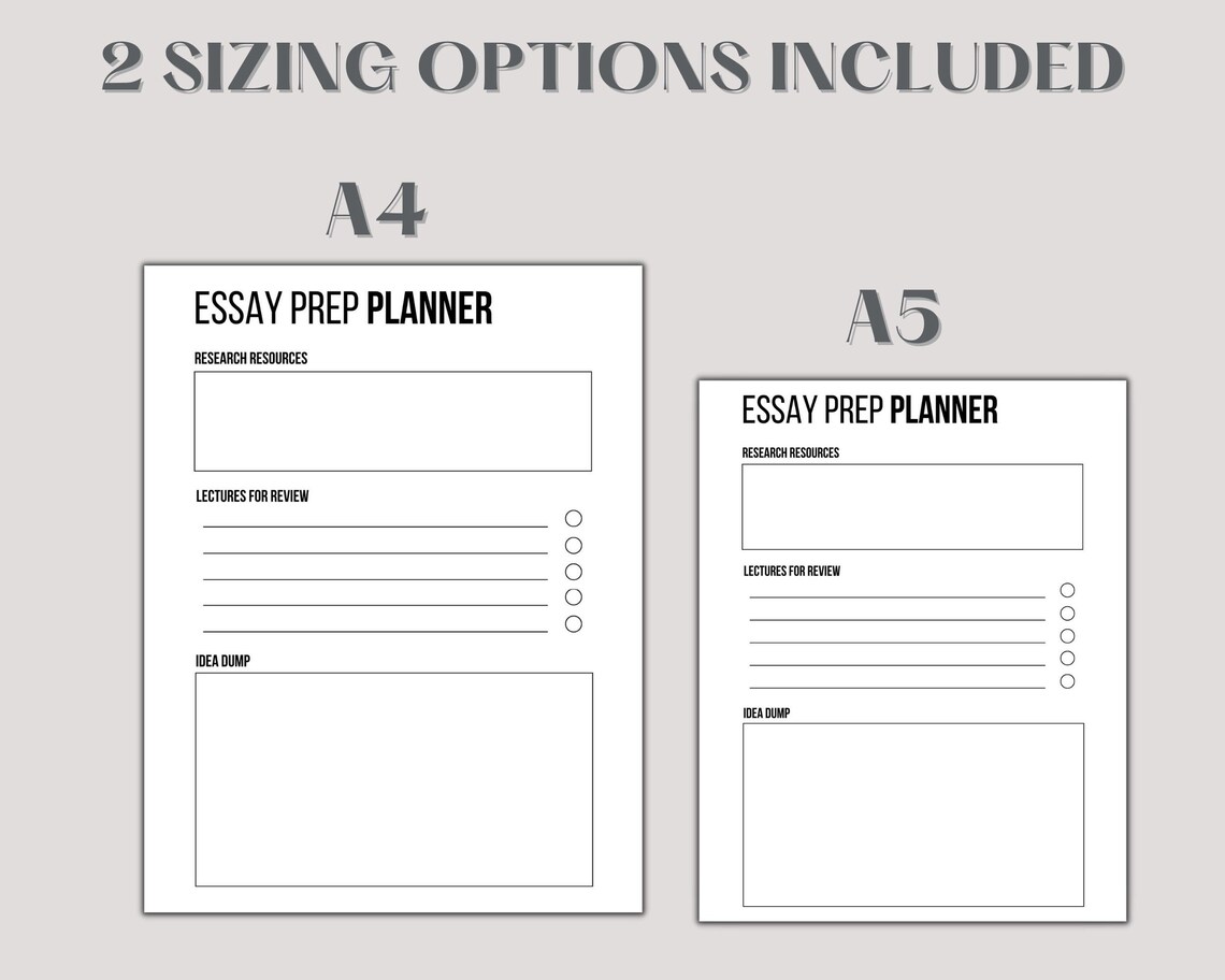 Student Planner, Printable Exam and Study Kit, Exam Planner, School ...