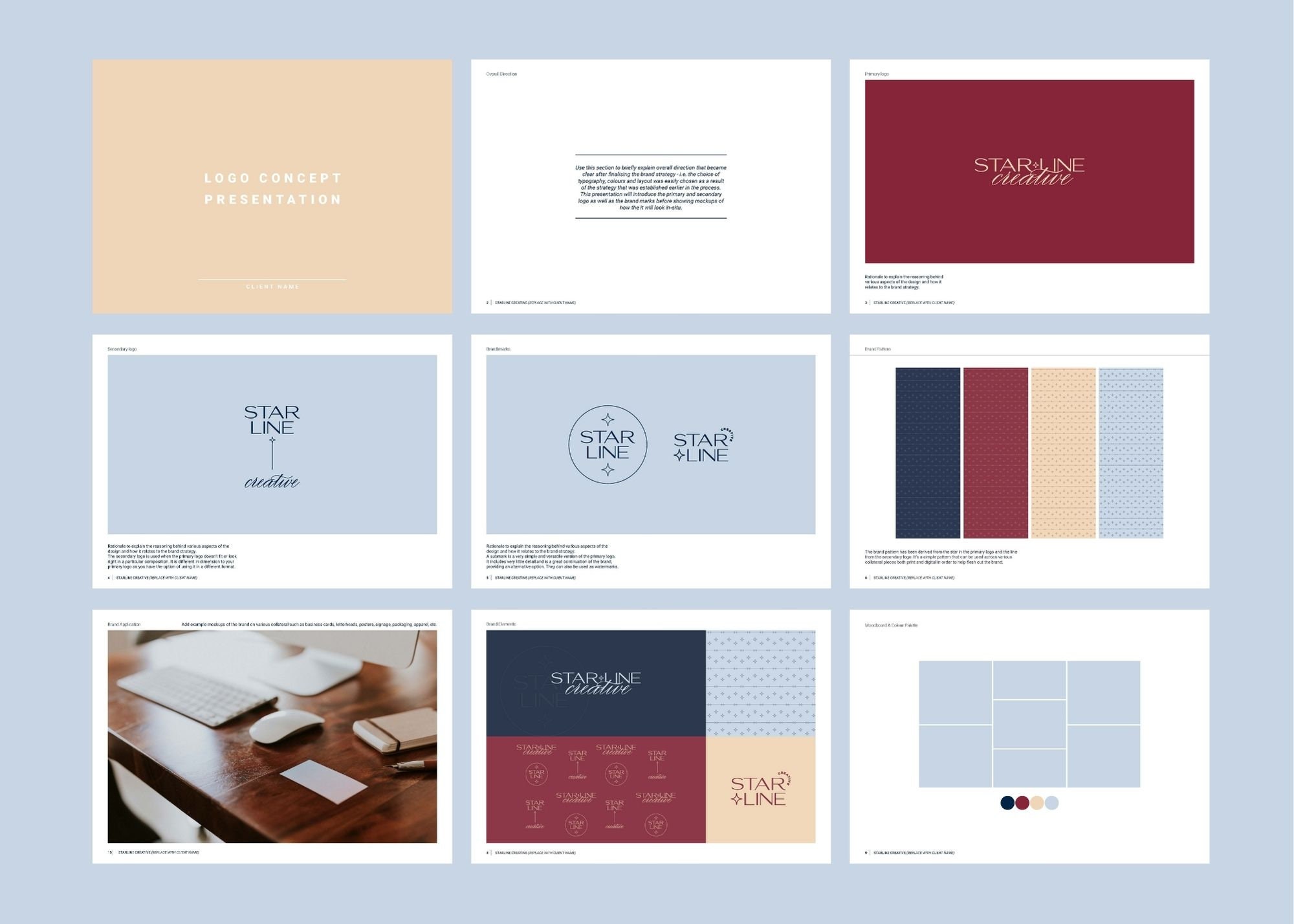 Logo Design Presentation Template