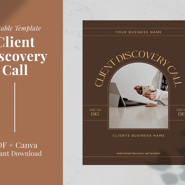 Discovery Call Template - Etsy